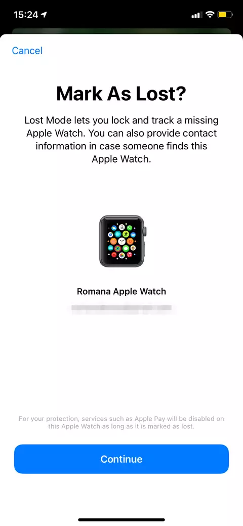 Bii o ṣe le mu Apple Pay Latọna jijin kuro Lẹhin Pipadanu iPhone tabi Watch Apple rẹ 9864_4